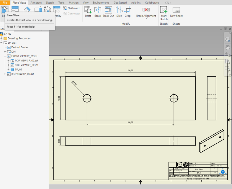 Inventor SMDC(Sheet Metal Drawing Creator) - Best Inventor Tools 2024