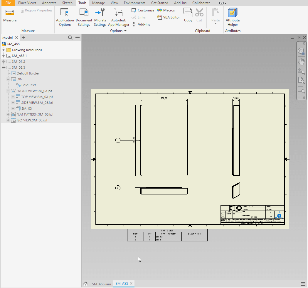Inventor SMDC(Sheet Metal Drawing Creator) - Best Inventor Tools 2024