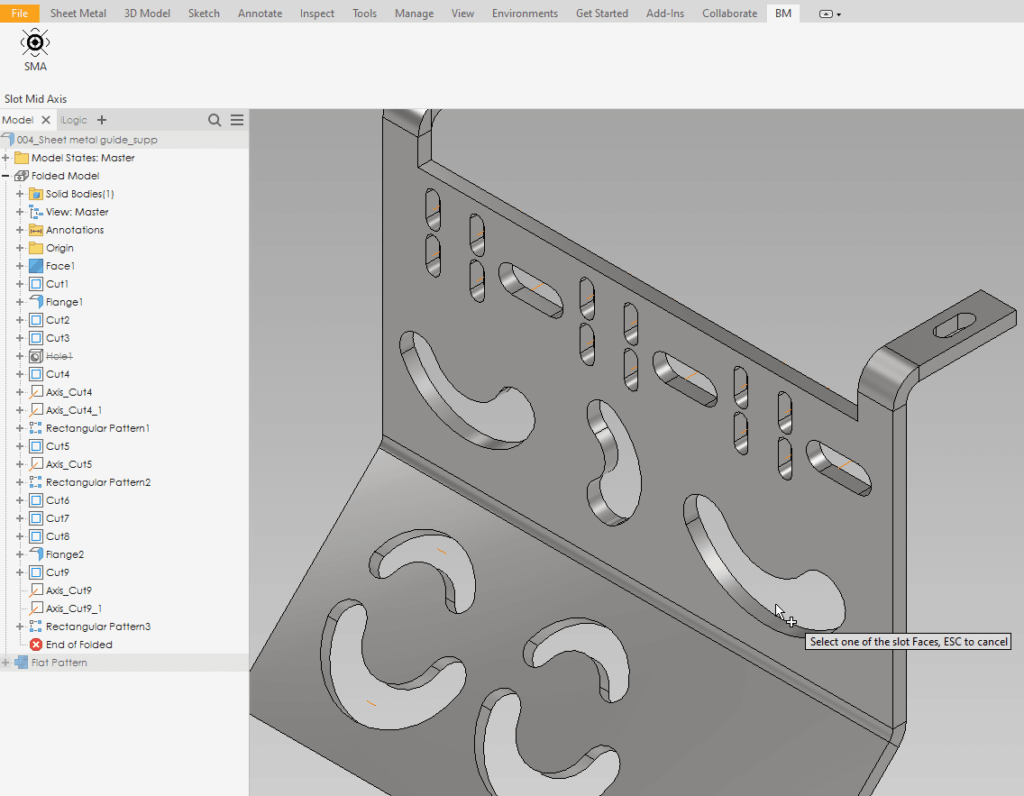 Inventor Slot Mid Axis | Best Inventor Tools 2026