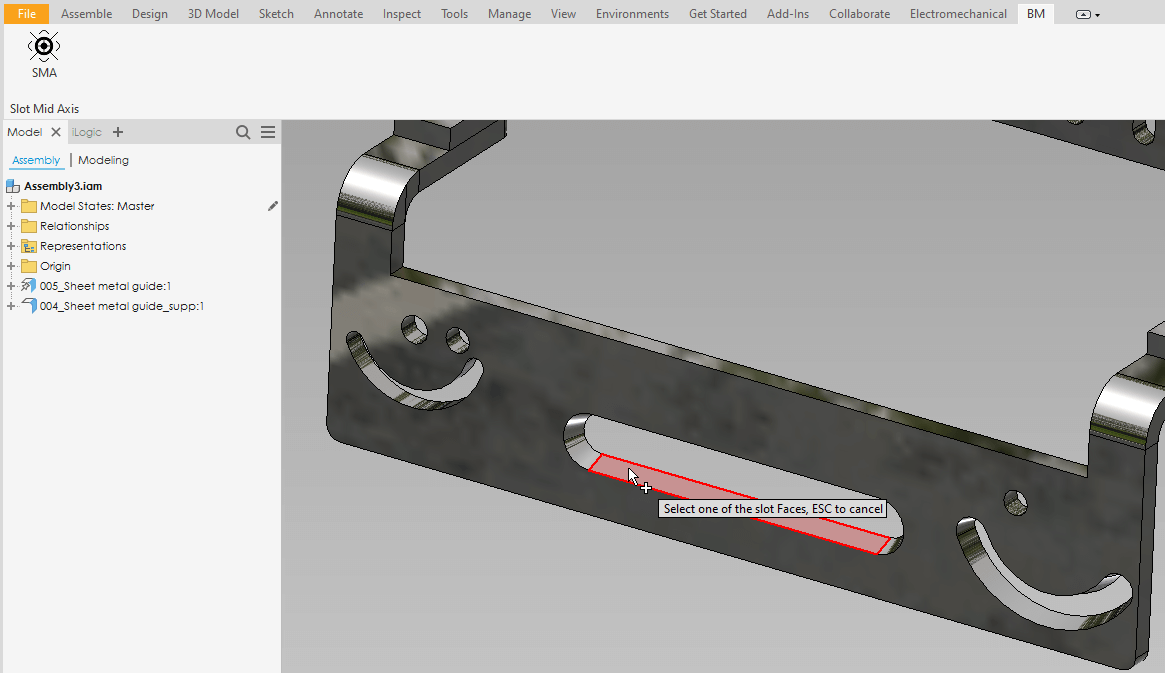 Inventor Slot Mid Axis | Best Inventor Tools 2026